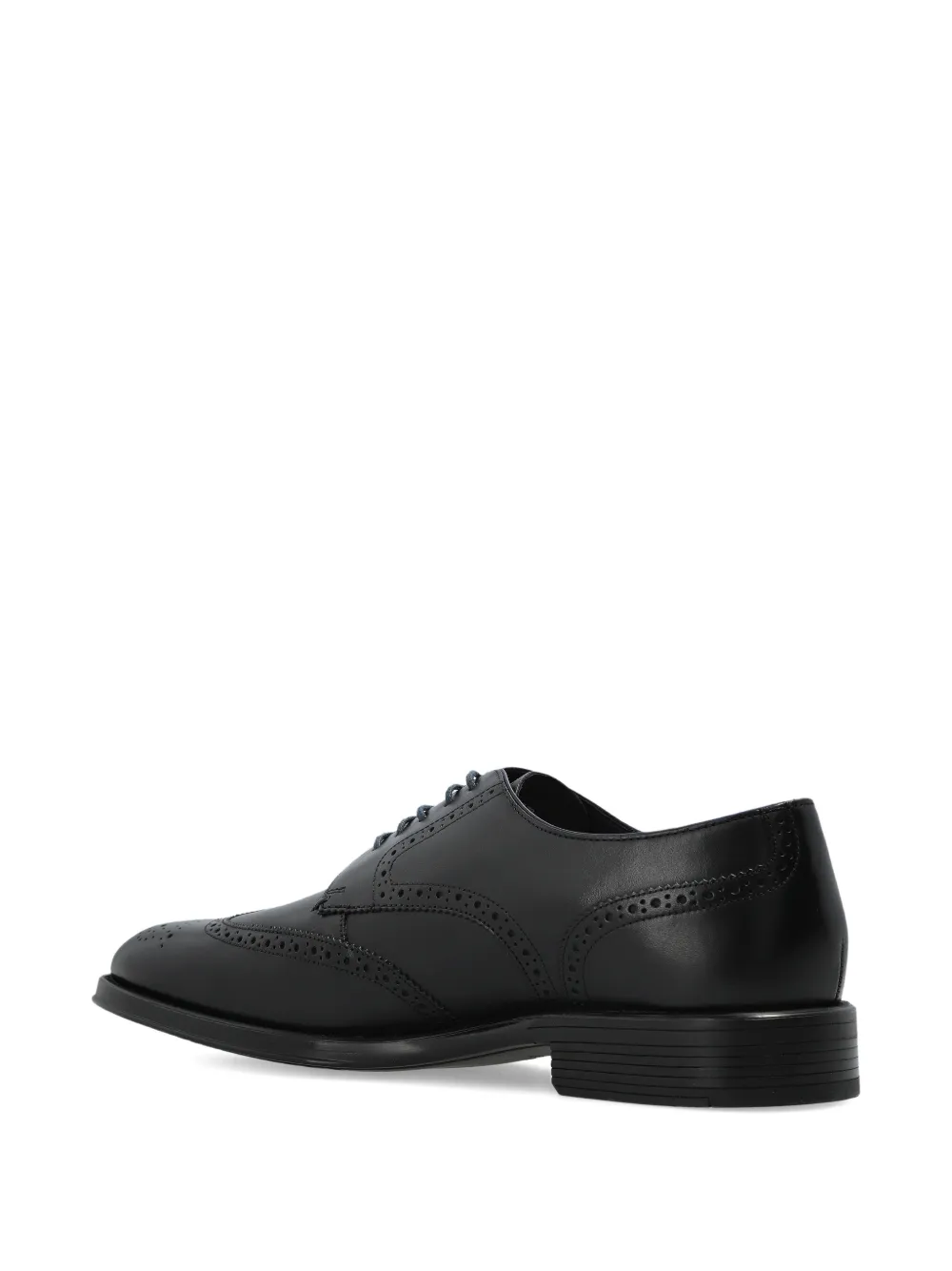 PS Paul Smith brogue-detail derby shoes Zwart - Schoenen.nl