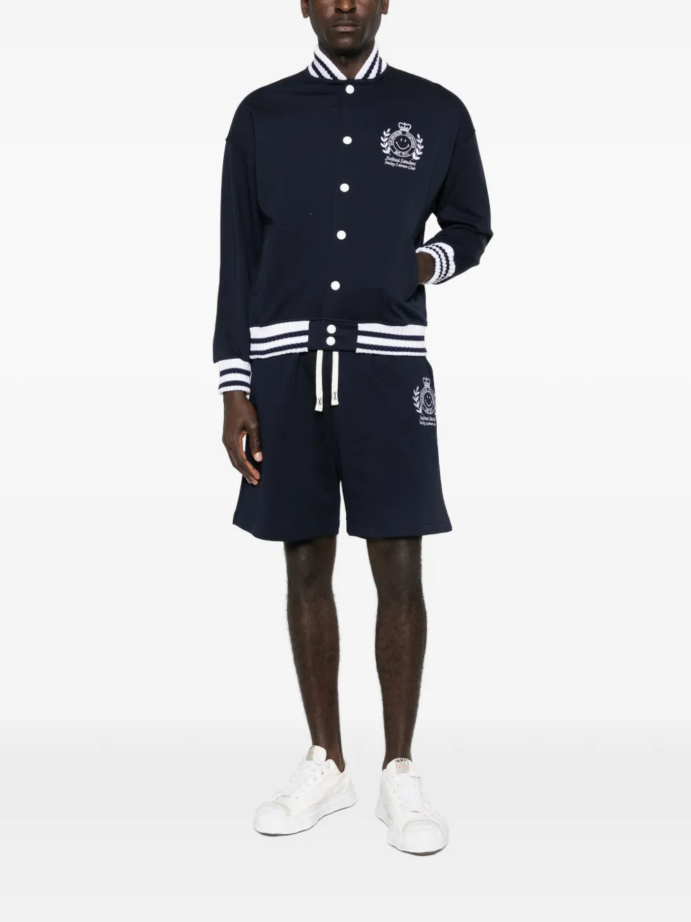 Joshua Sanders x Smiley logo-detail Bomber Jacket | Black | FARFETCH