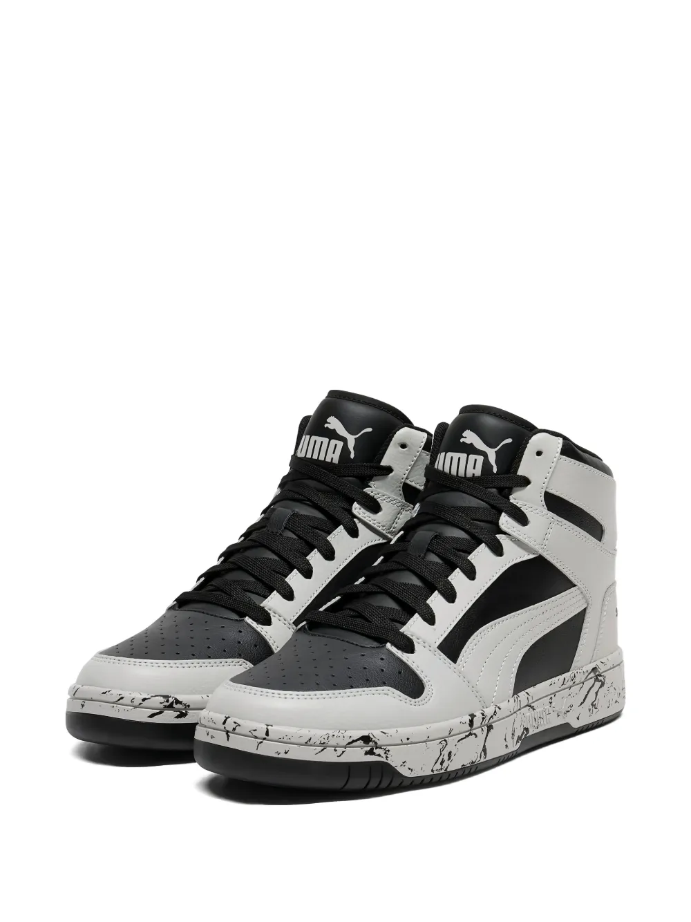 PUMA Marble Rebound Layup Sneakers | Black | FARFETCH