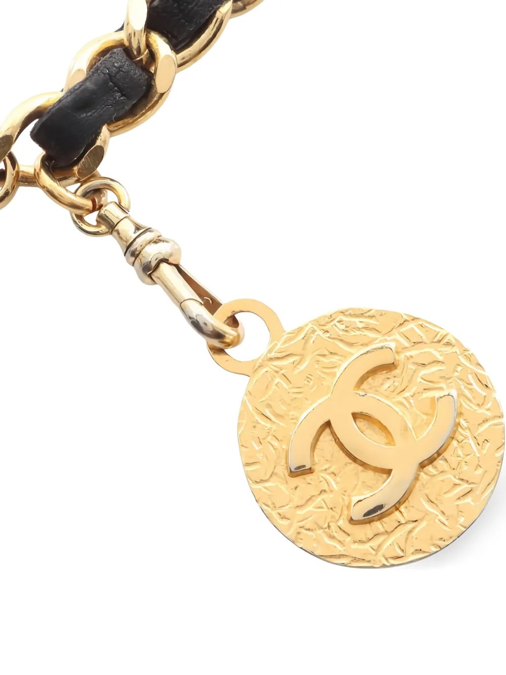 CHANEL Pre-Owned 1986-1988 Coco Mark Chain Belt | Gold | FARFETCH KH