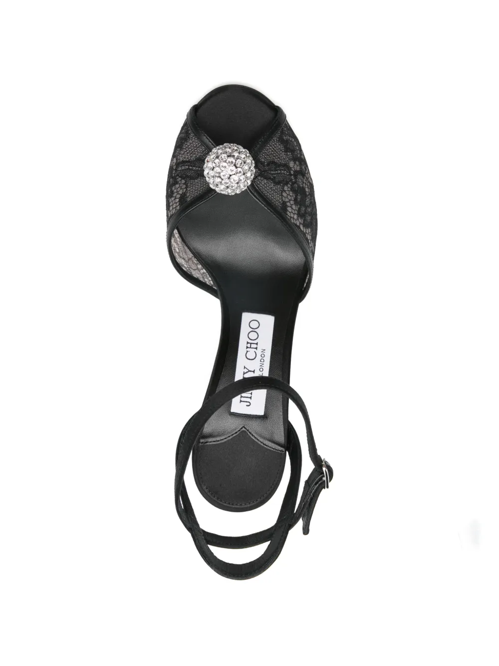 Jimmy Choo Sacora lace embellished pumps Zwart - Schoenen.nl