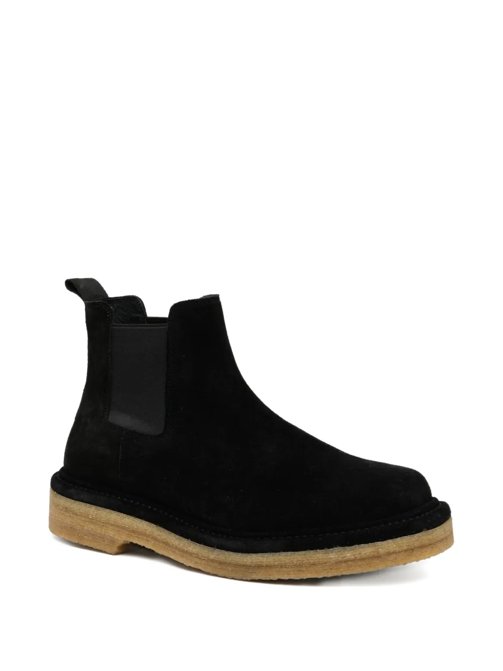 James Perse Suede Chelsea Boots | Black | FARFETCH ZA