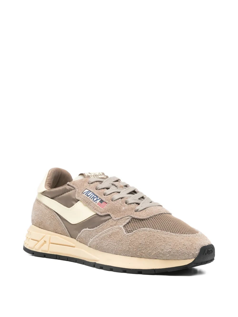 Autry reelwind suede panelled sneakers Beige - Schoenen.nl
