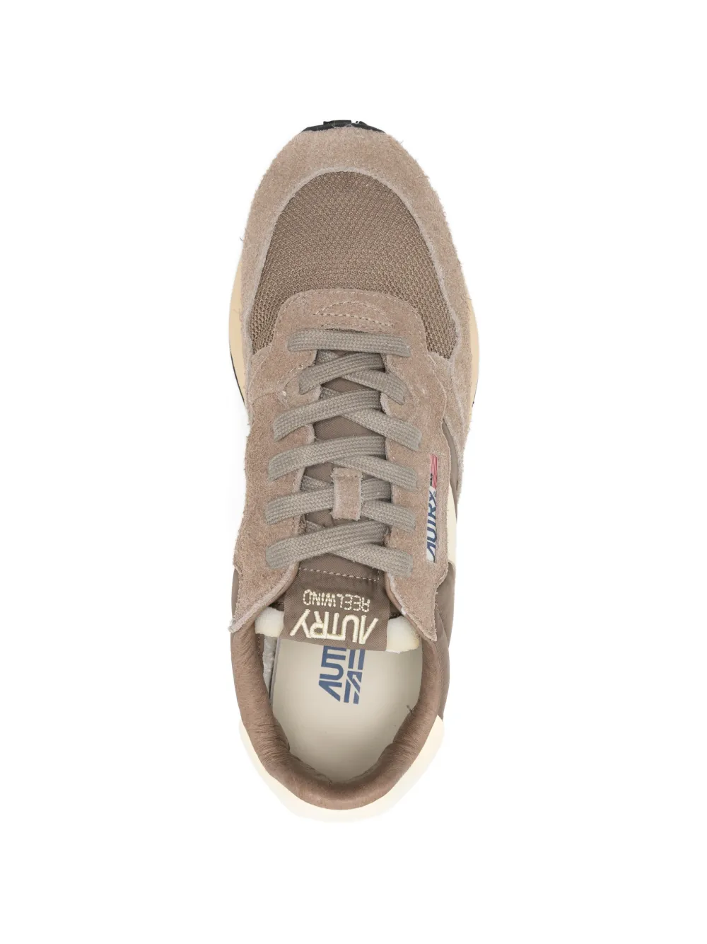 Autry reelwind suede panelled sneakers Beige - Schoenen.nl