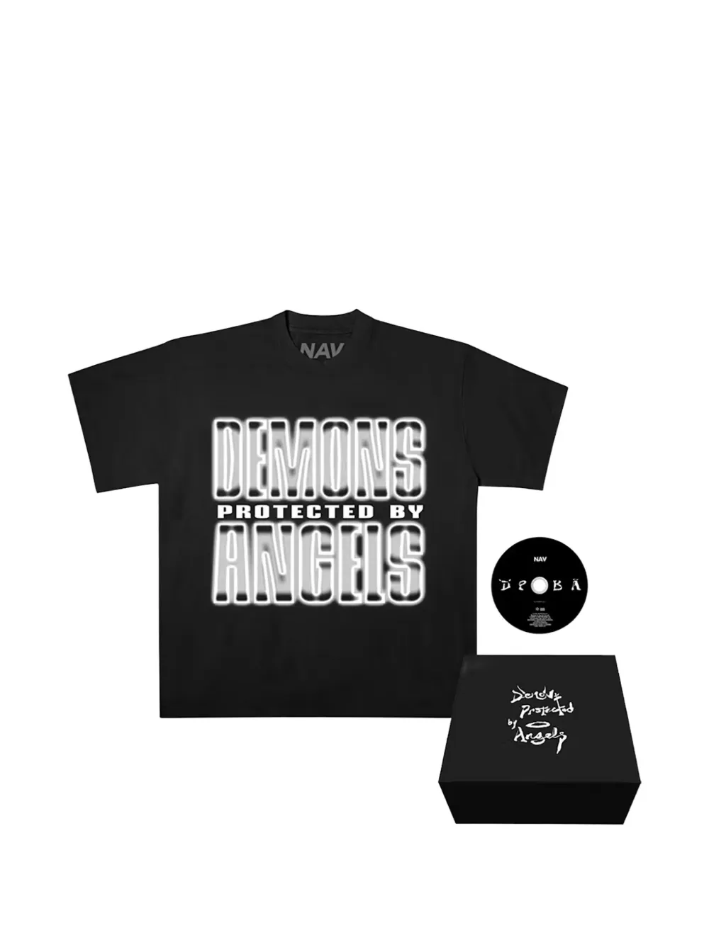 Vlone x Nav DPBA graphic-print T-shirt | Black | FARFETCH