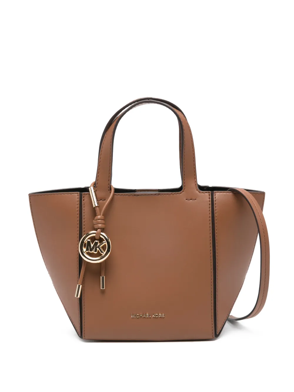 Michael Michael Kors Jordi logo-charm Tote Bag | Brown | FARFETCH