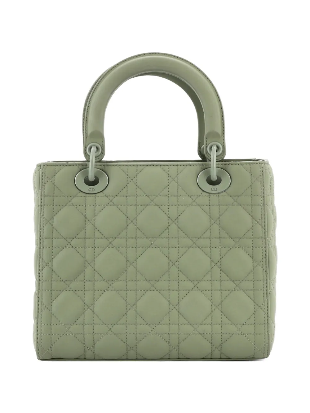 Christian Dior Pre-Owned Ultra Matte Lady Dior Bag Cannage Quilt ...