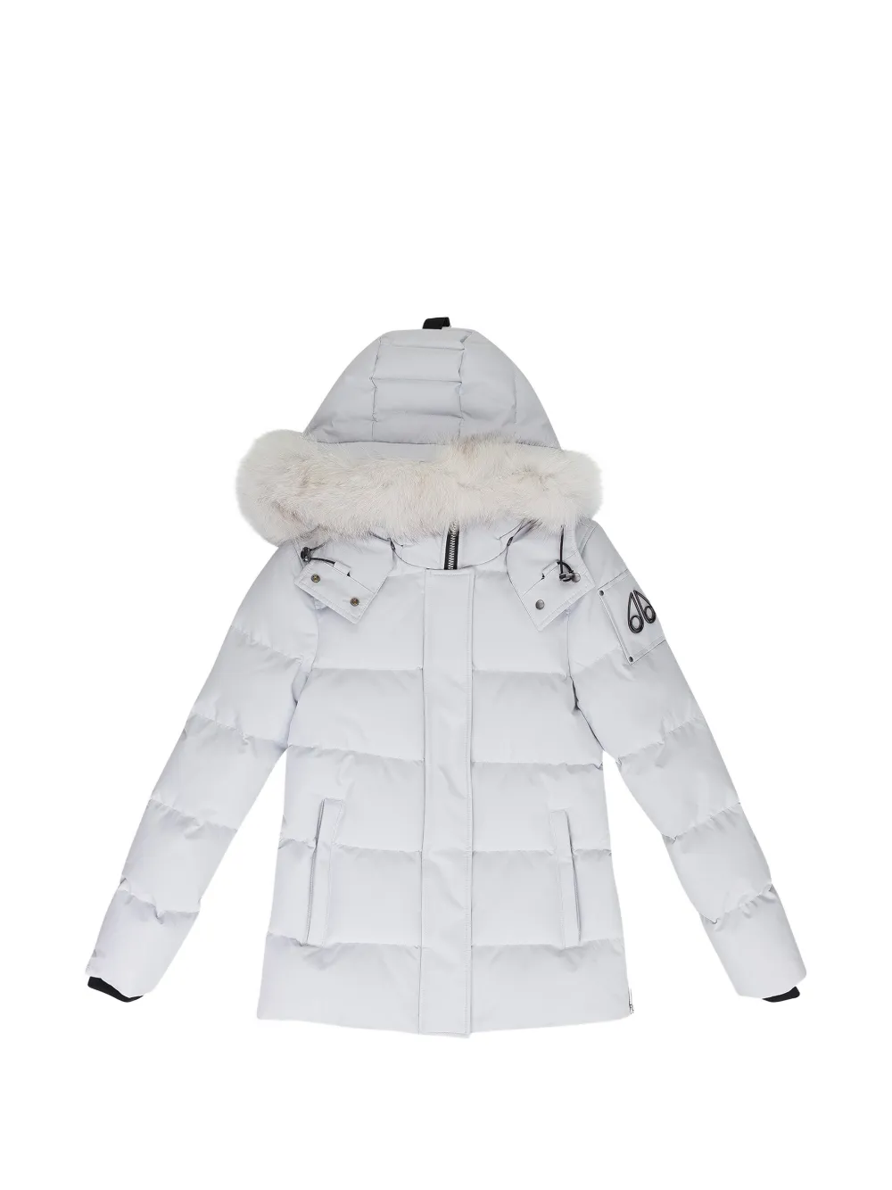 Moose Knuckles Cloud 3Q F Zip Fastening Puffer Jacket | Grey | FARFETCH CA