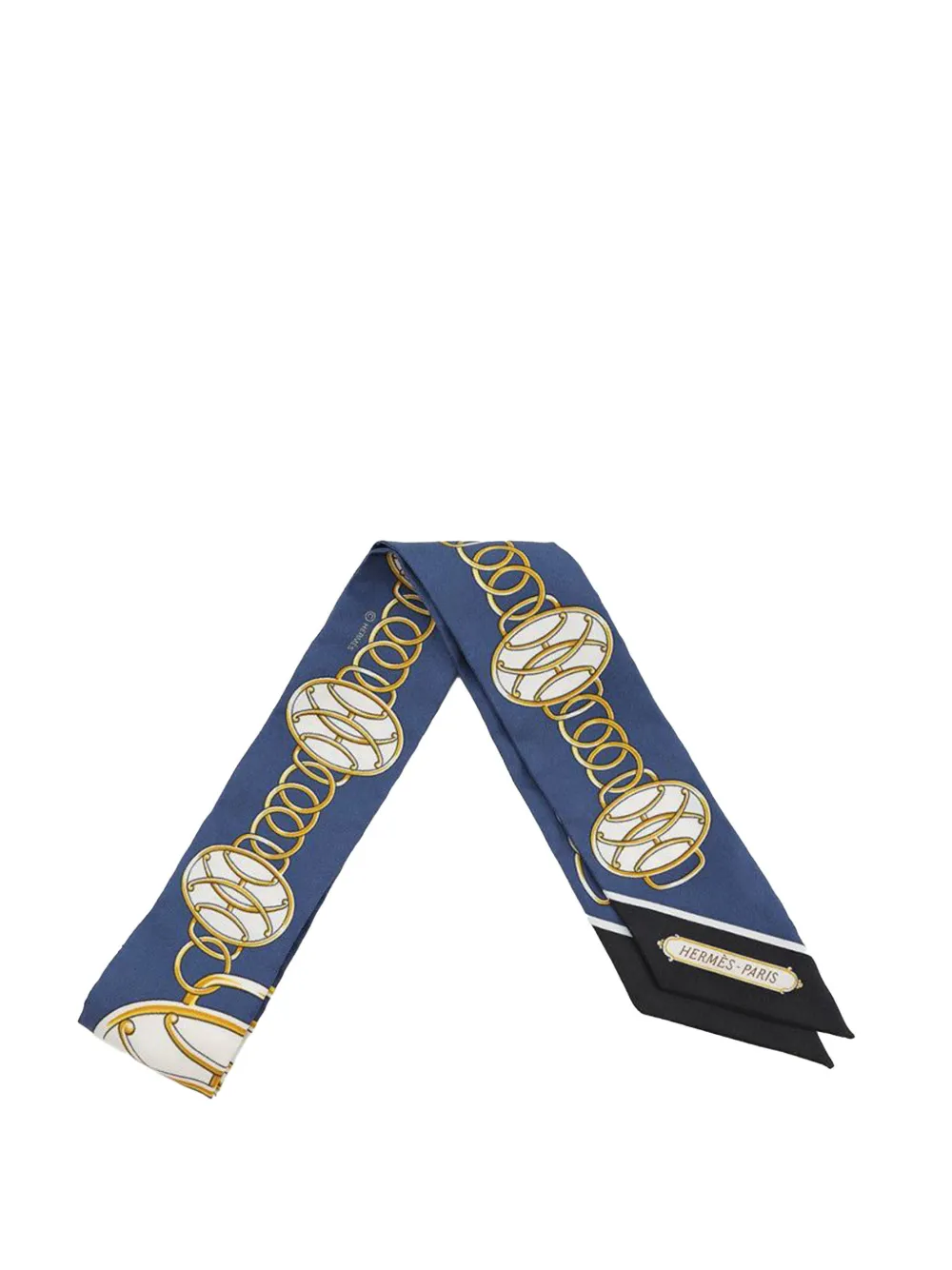 Hermès Pre-Owned 2000-2025 Lift Profile Silk Twilly Scarf Scarves ...