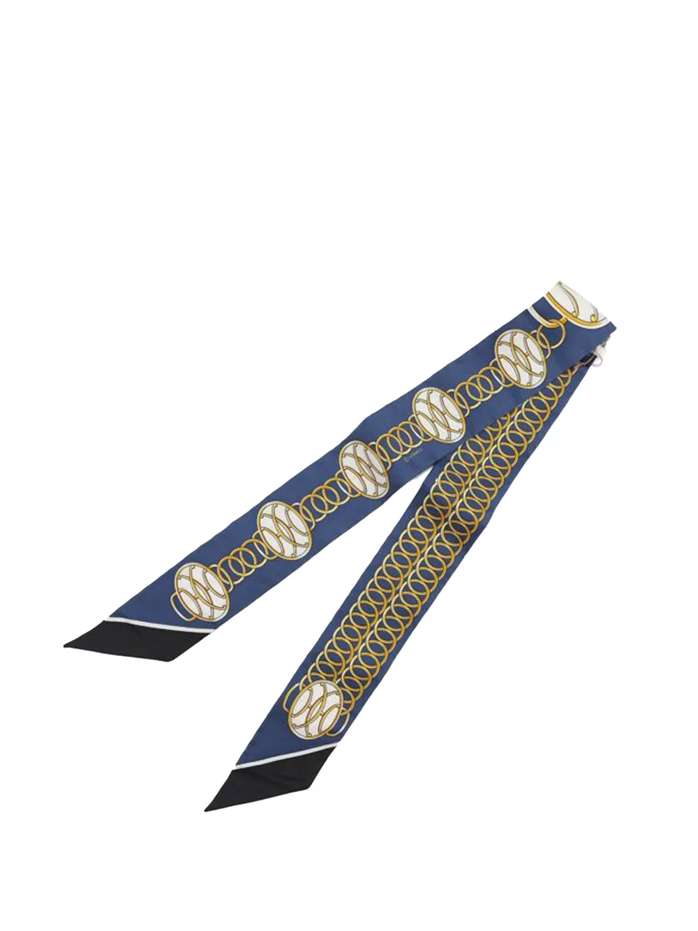 Hermès Pre-Owned 2000-2025 Lift Profile Silk Twilly Scarf Scarves ...