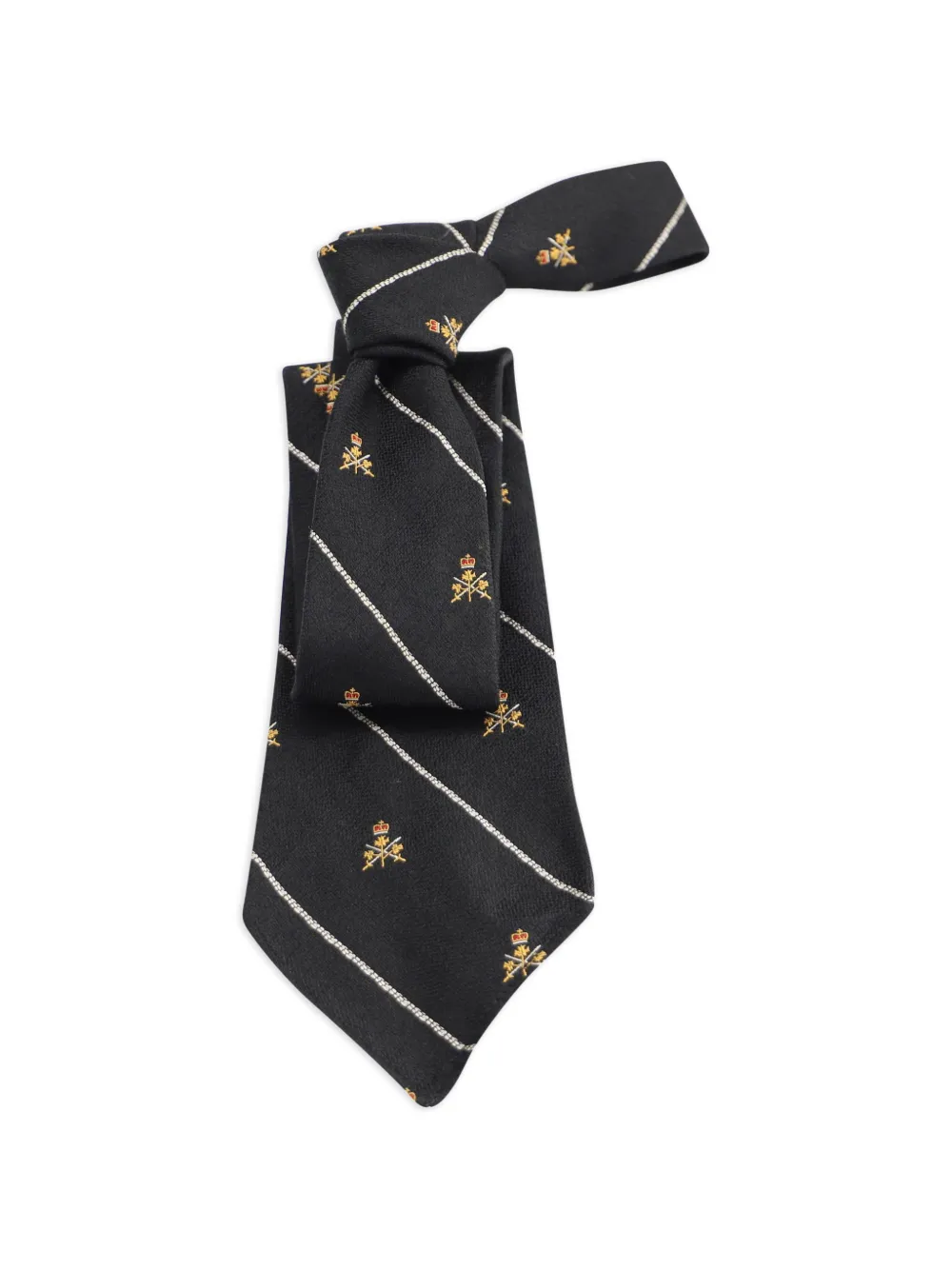 Polo Ralph Lauren Vintage Bleecker Club Seidenkrawatte | Schwarz ...