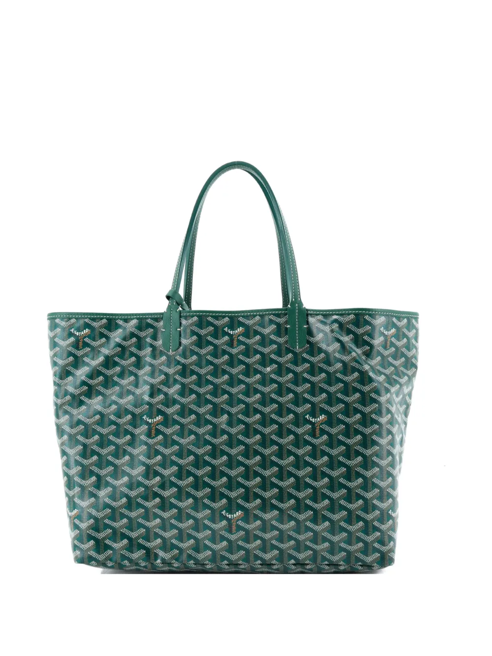 Goyard Pre-Owned Saint Louis Coated Canvas PM Tote Bag | Green ...