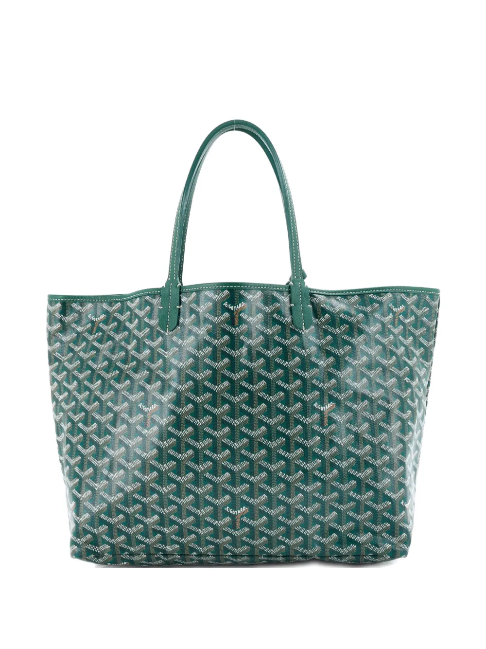 Goyard Pre-Owned Saint Louis Coated Canvas PM Tote Bag | Green ...