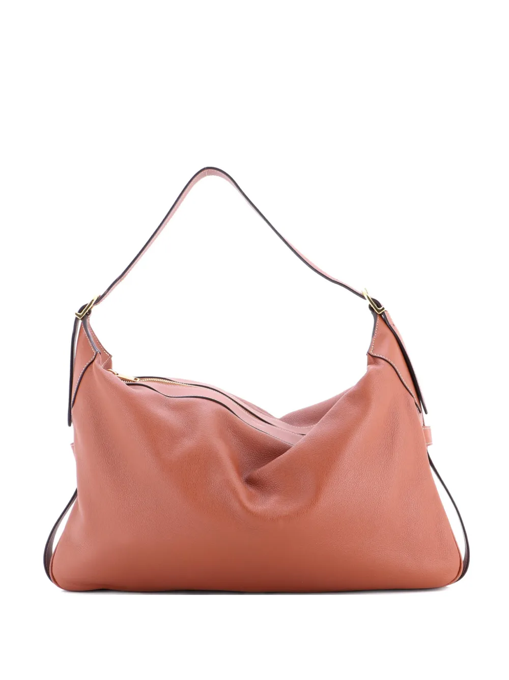 Celine Pre-Owned Romy Leather Large Shoulder Bag | Brown | FARFETCH
