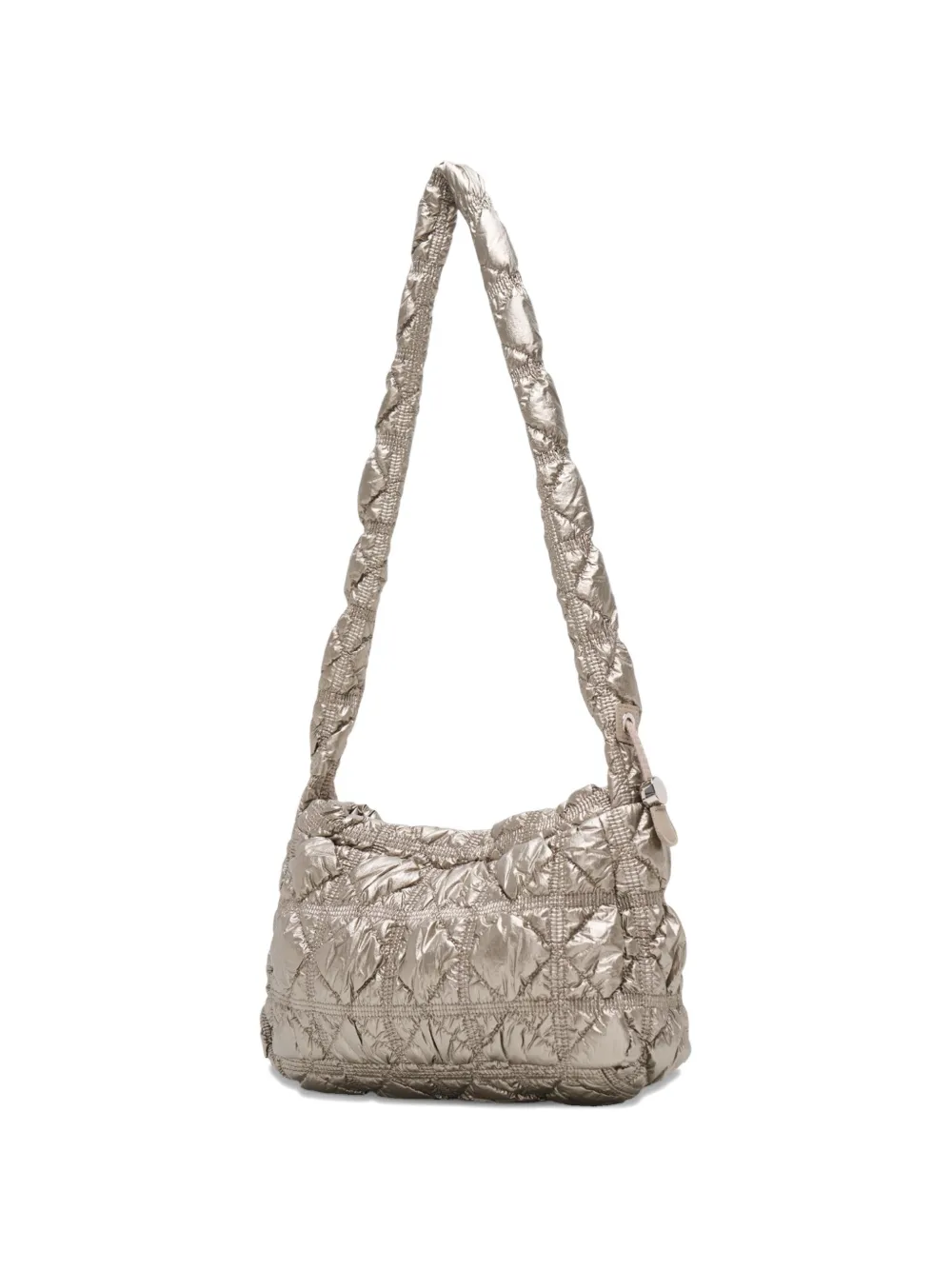 CARLYN Joy Quilted Drawstring Cross Body Bag | Brown | FARFETCH