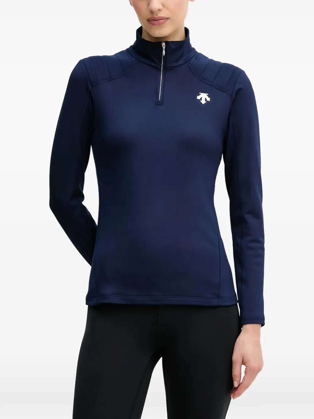 DESCENTE zip-fastening logo-detail Ski Top | Blue | FARFETCH ZA