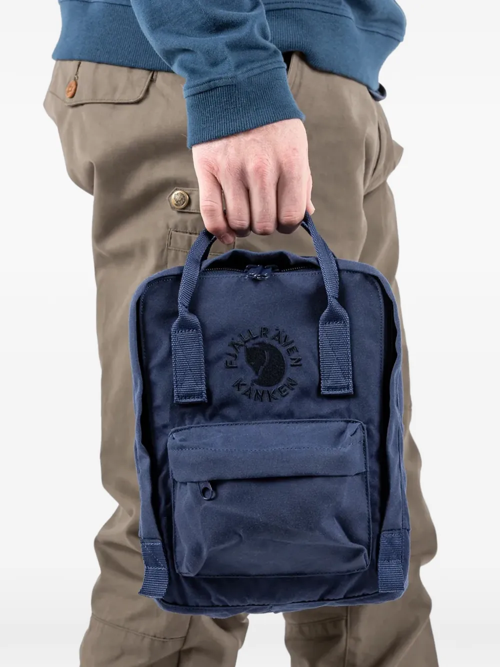 Fjällräven Kids Kånken Mini logo-detail Backpack | Blue | FARFETCH