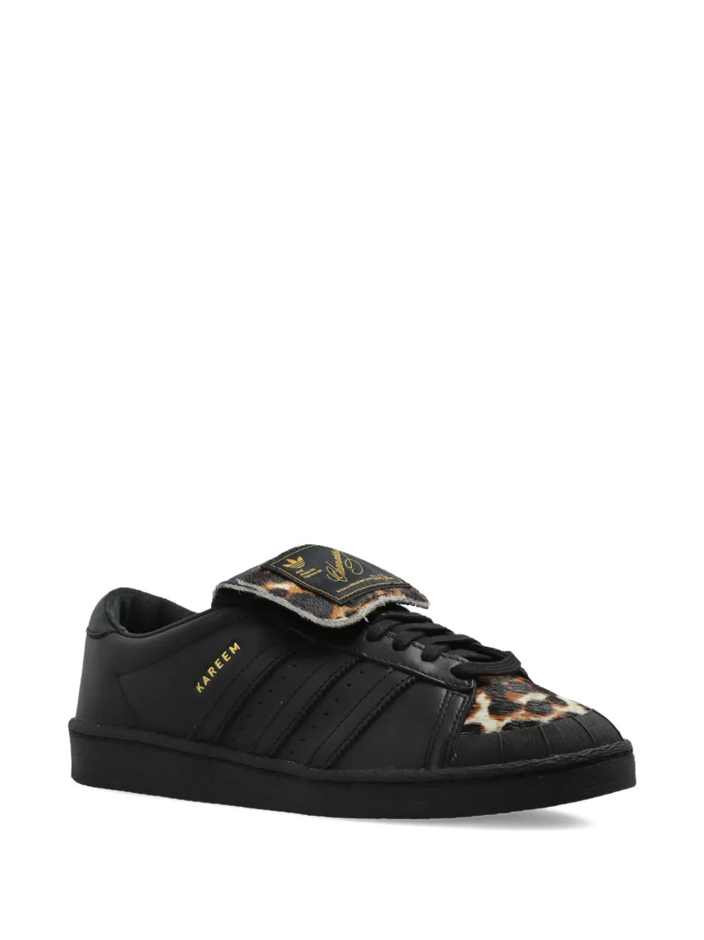 Adidas Jabbar Low leopard-print Sneakers | Black | FARFETCH CA
