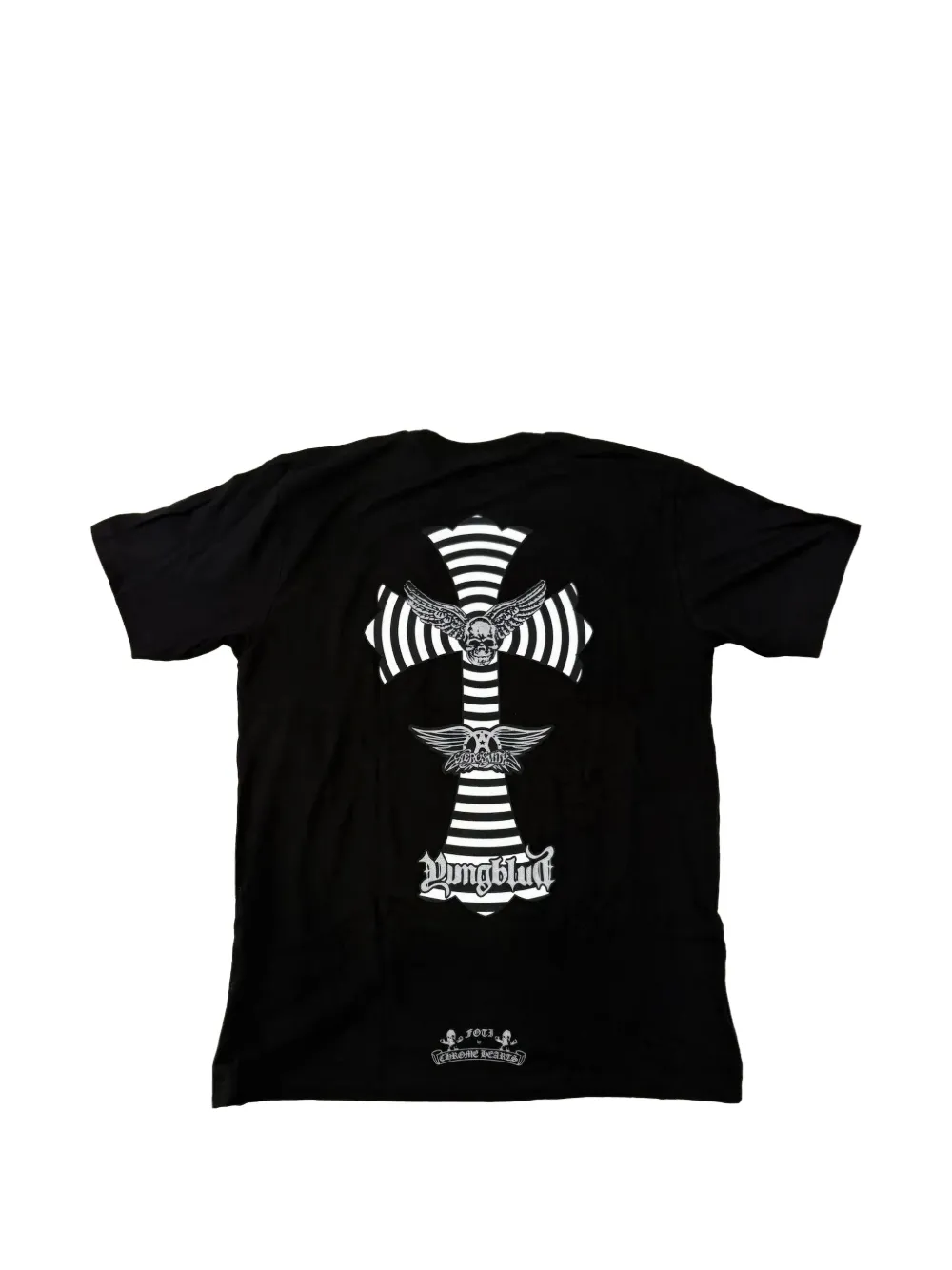 Chrome Hearts Foti x Yungblud x Aerosmith 棉T恤 | 黑色 | FARFETCH CN