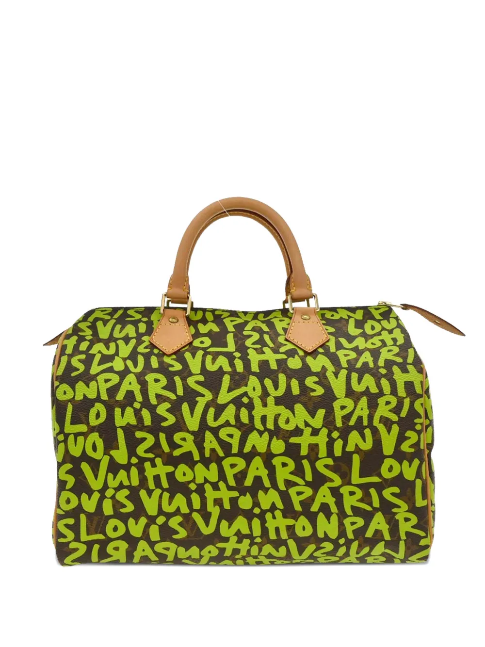 Louis Vuitton Pre-Owned x Stephen Sprouse 2008 30 Speedy Monogram ...