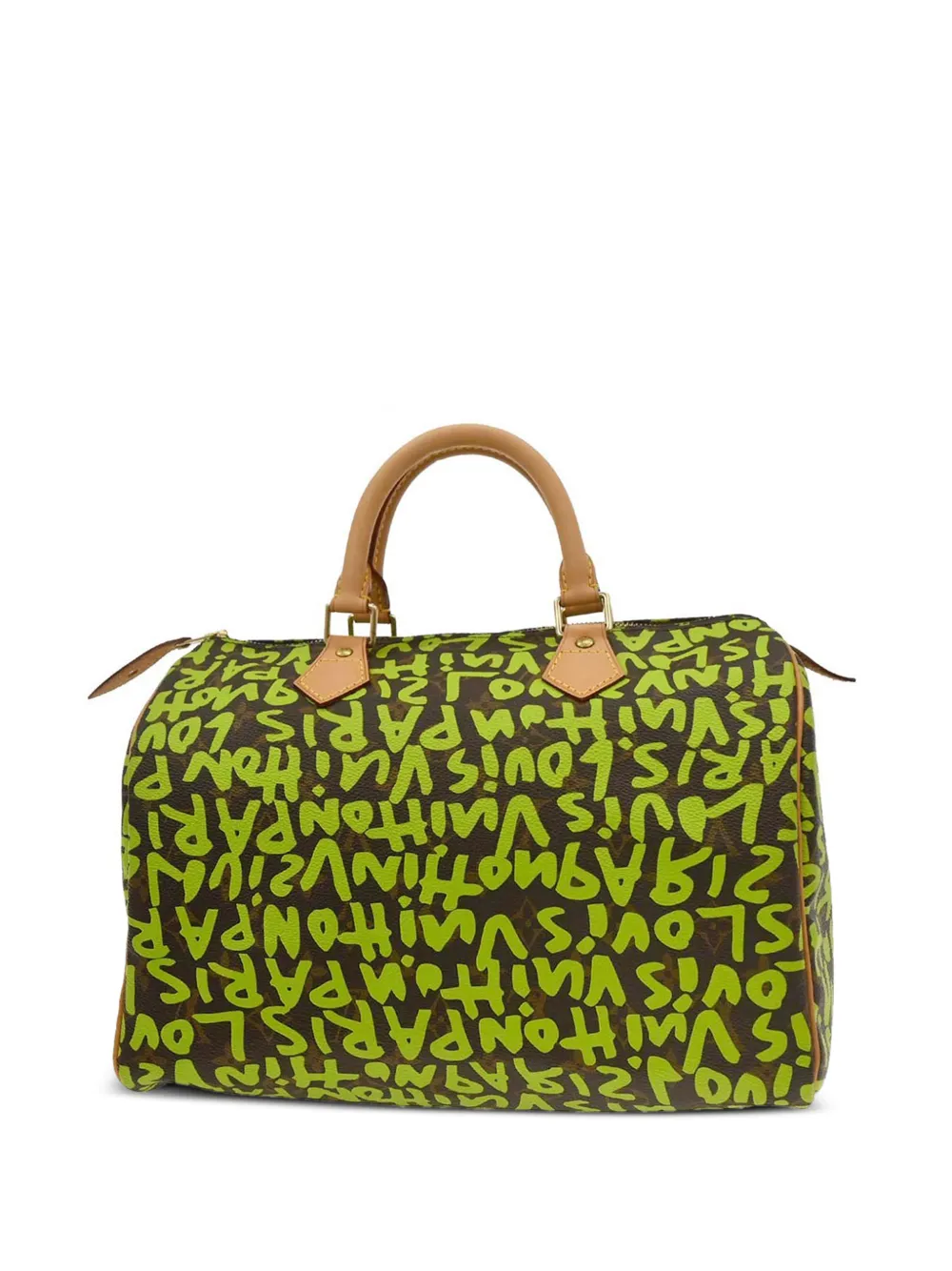 Louis Vuitton Pre-Owned x Stephen Sprouse 2008 30 Speedy Monogram ...