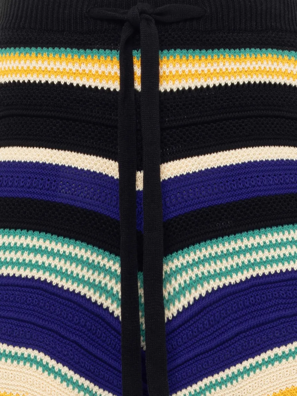 Amiri Striped Knitted Shorts Price in India | Culture Circle