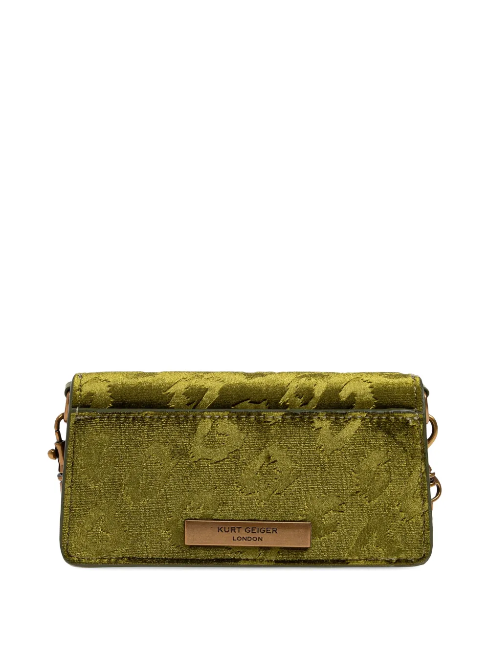 Kurt Geiger London Nano Drench Long Shoreditch Shoulder Bag | Green ...
