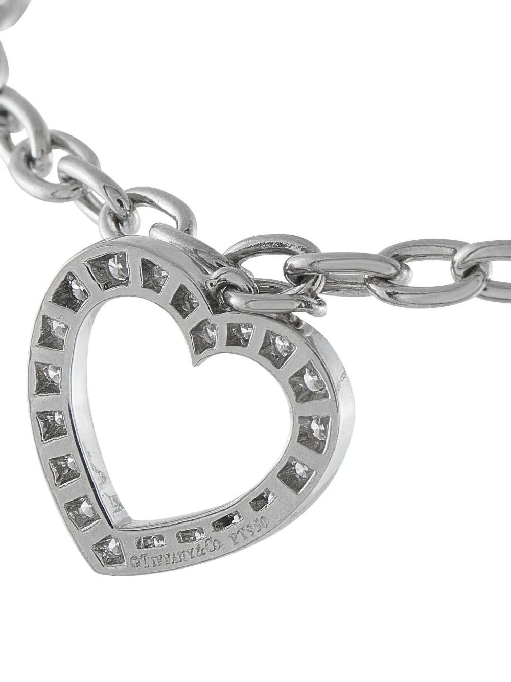 Tiffany & Co. Diamond heart-charm Bracelet | Silver | FARFETCH AU