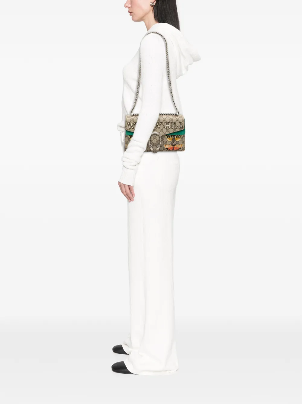 Gucci Pre-Owned GG Supreme Willow Hill And Butterfly Dionysus кŴ 嵥 2016 ...