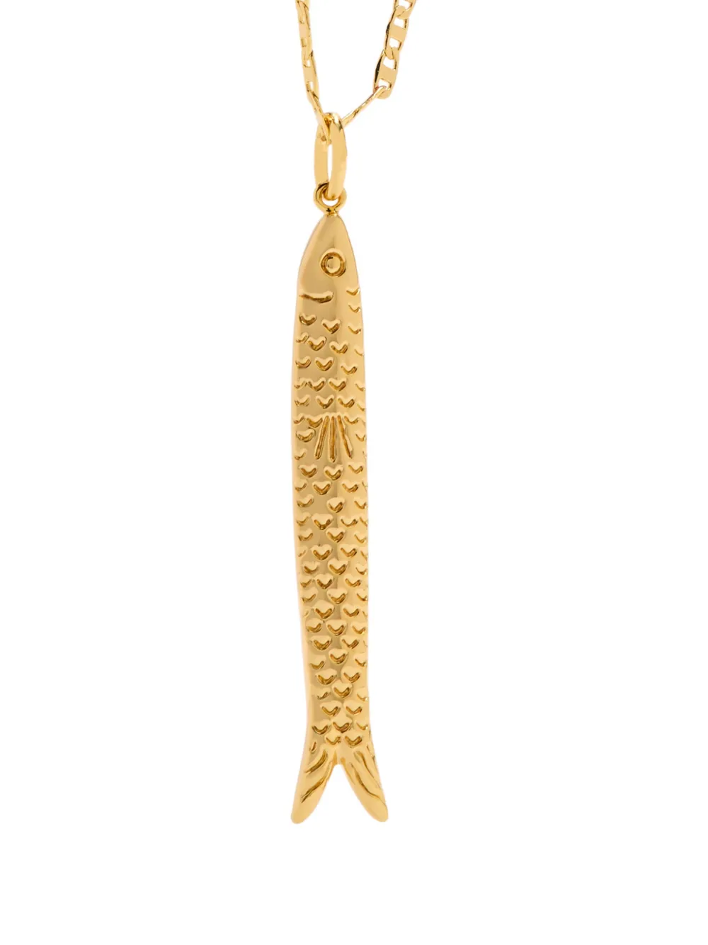 Anni Lu Hippie Fish Charm Necklace | Gold | FARFETCH AU