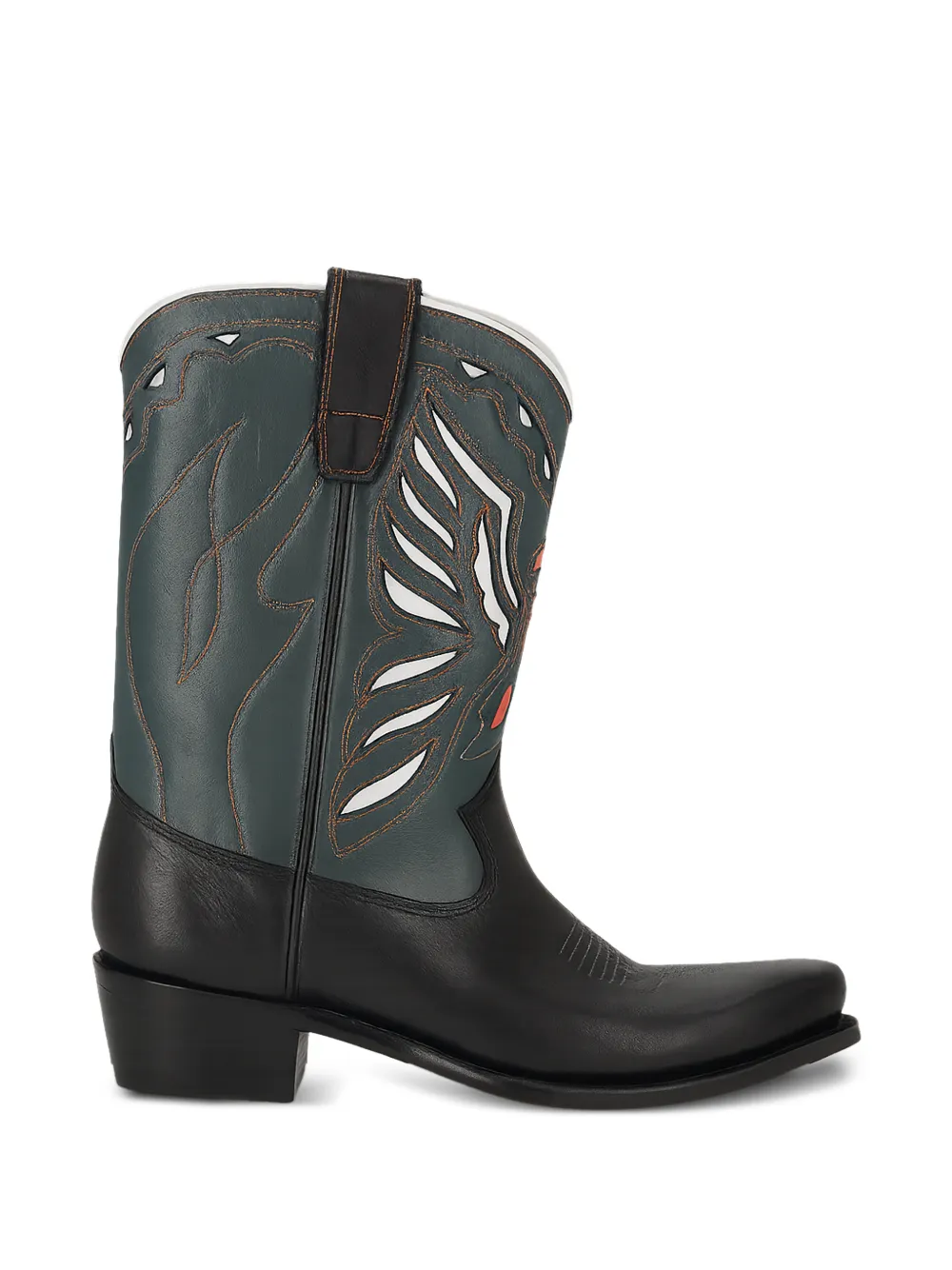 Fortela Delilah Leather Boots | Green | FARFETCH AU