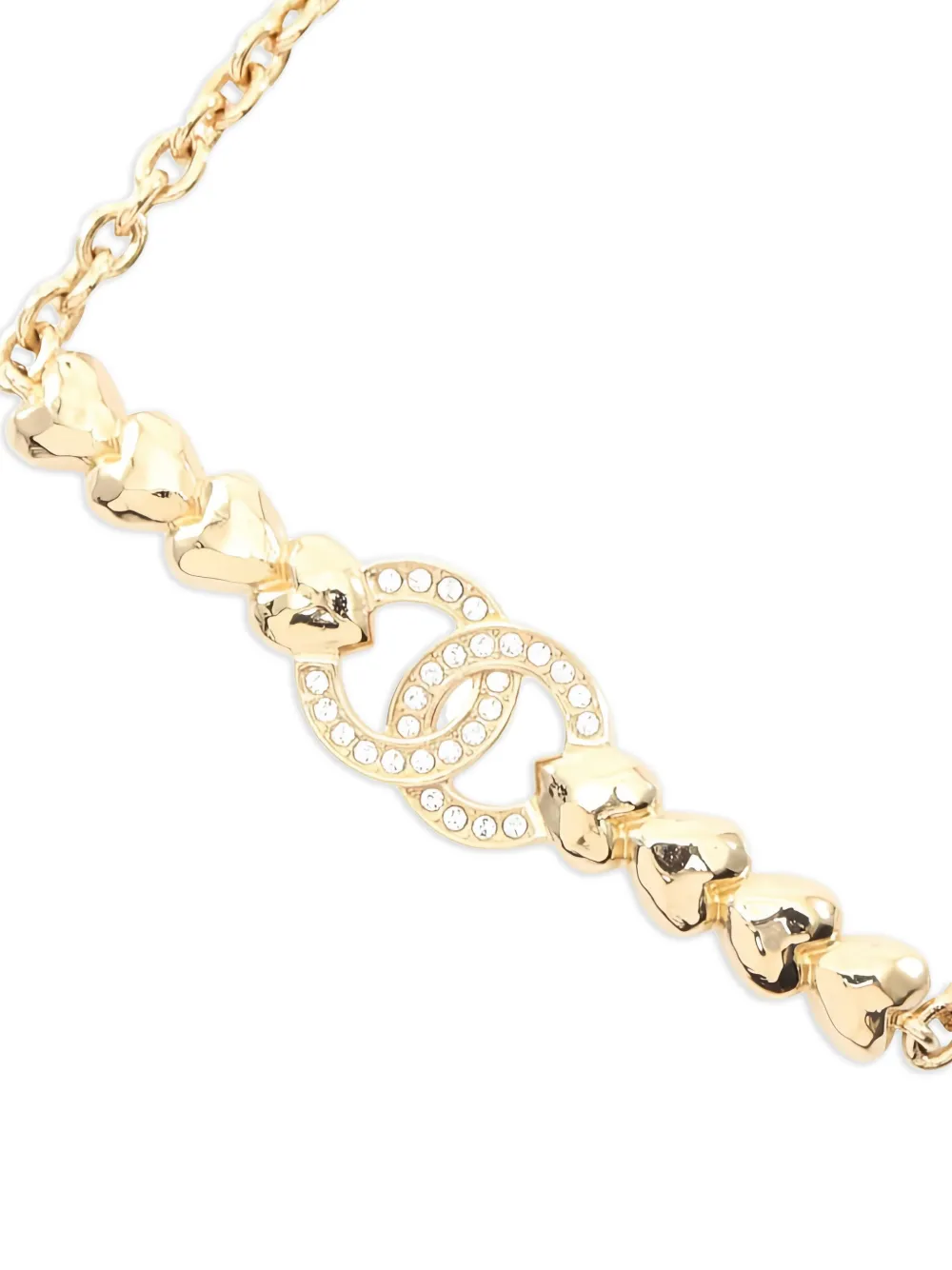 CHANEL Pre-Owned Collar En Strass 1986-1988 | Dorado | FARFETCH MX
