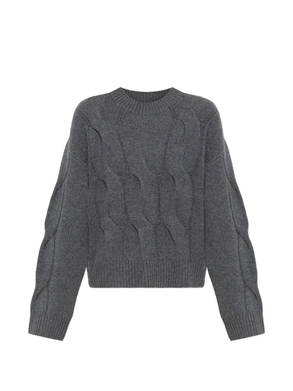 Lisa Yang Sammie Cable Knit Sweater | Grey | FARFETCH AU