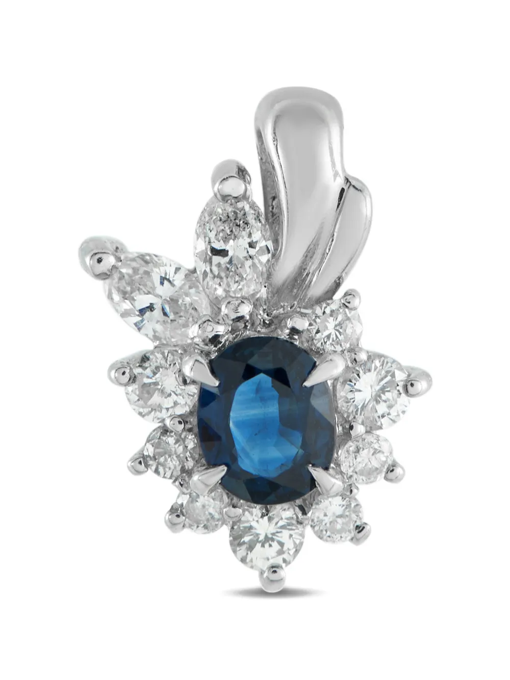 LB Exclusive Diamond And Alexandrite Pendant | Silver | FARFETCH