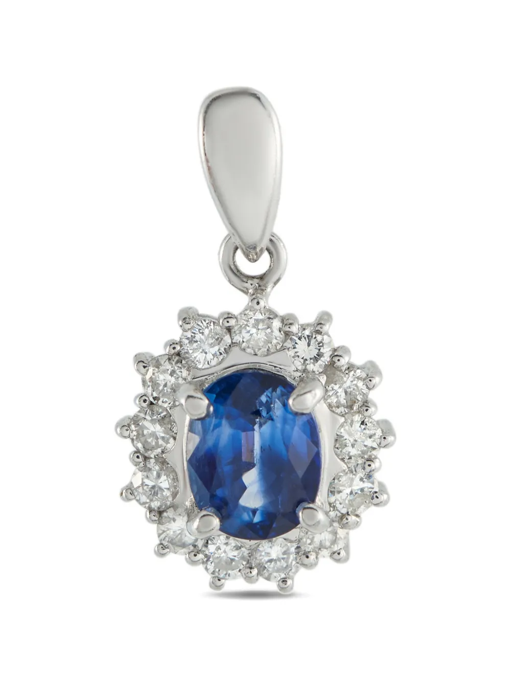 LB Exclusive Diamond And Sapphire Pendant | Silver | FARFETCH