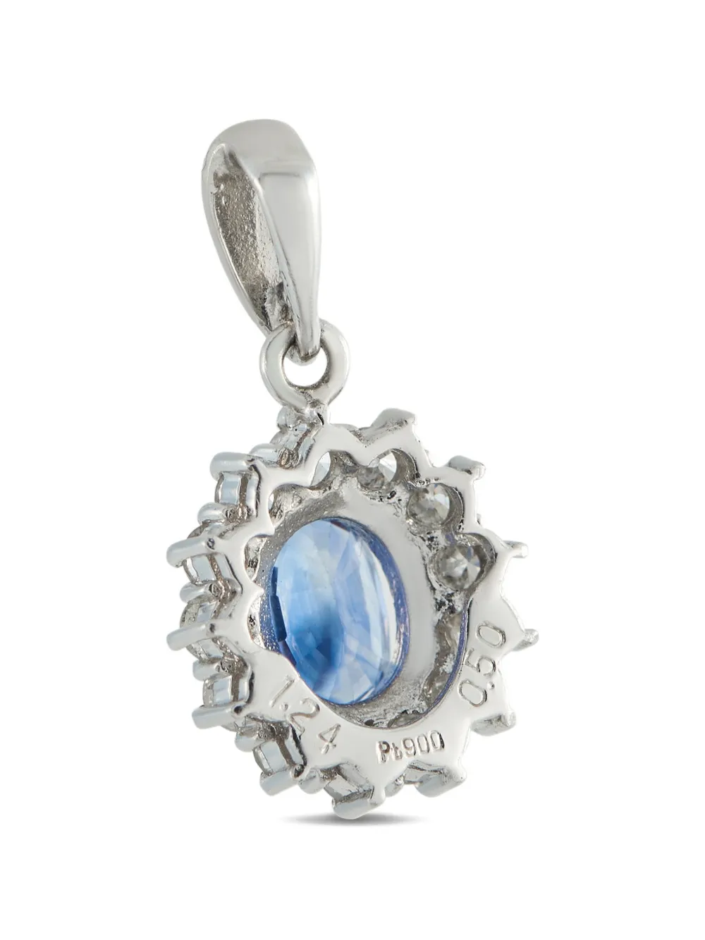 LB Exclusive Diamond And Sapphire Pendant | Silver | FARFETCH