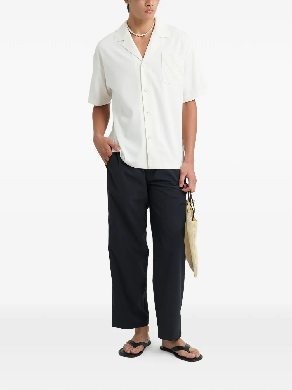 Off Duty Frag Drawstring Trousers | Black | FARFETCH