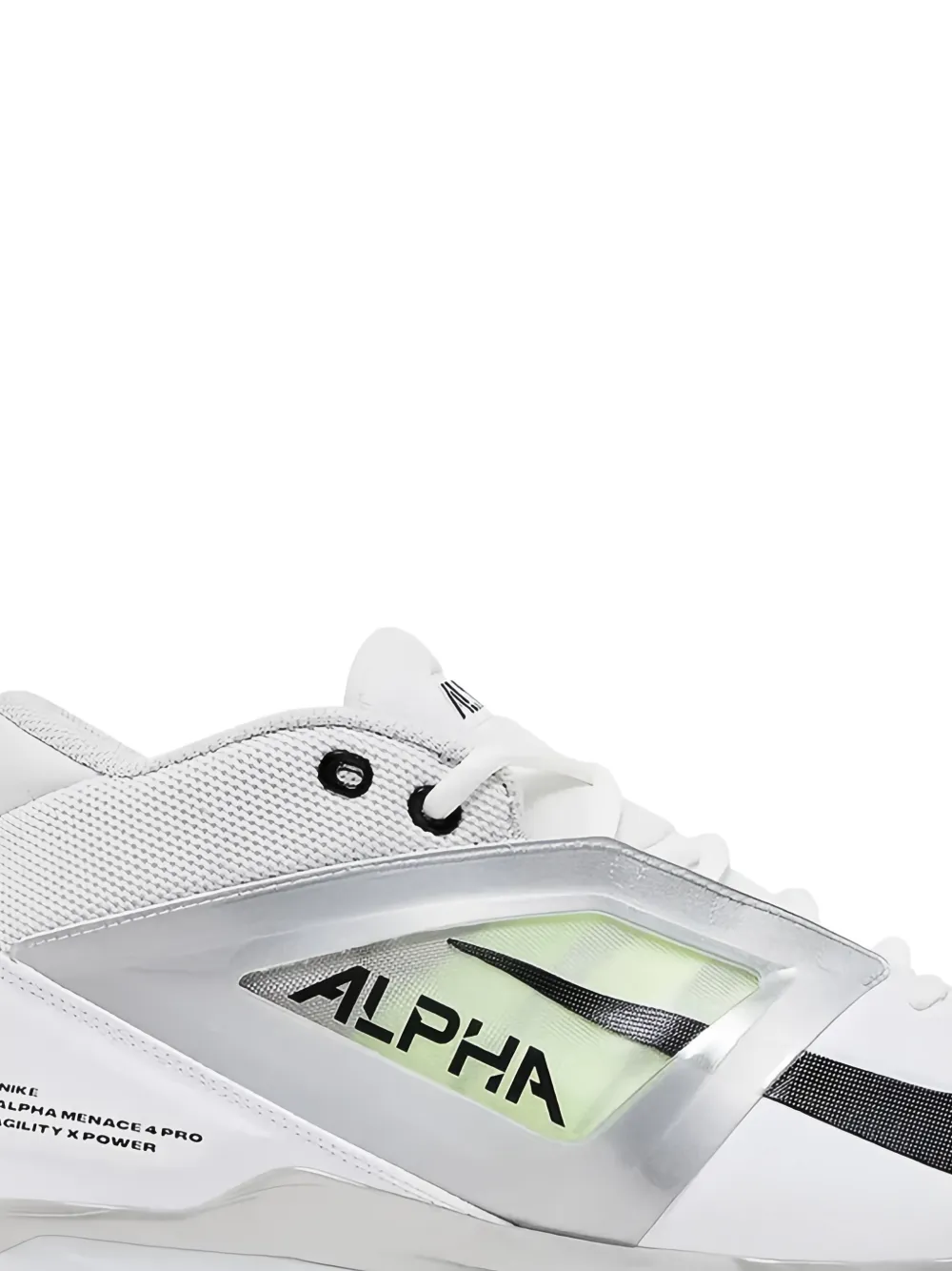 Nike Alpha Menace 4 Pro Football Sneakers | White | FARFETCH CA