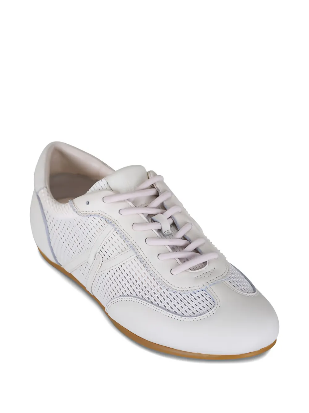 Veronica Beard Riviera Mesh Panelled Sneakers | White | FARFETCH