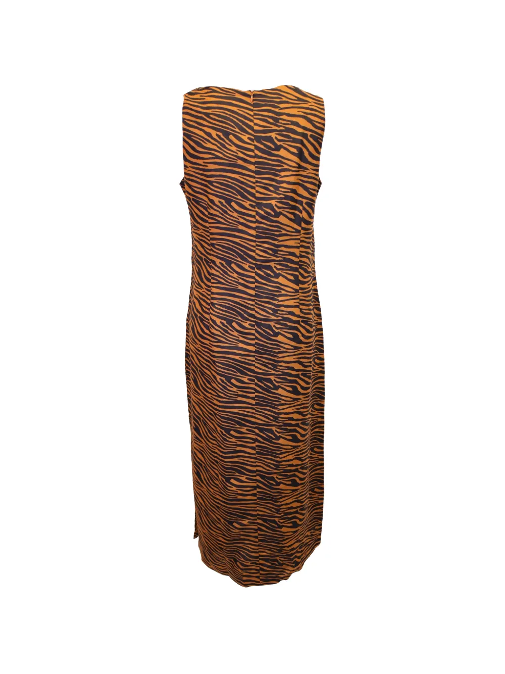 Lisa Marie Fernandez Zani 斑马纹连衣裙 | 橘色 | FARFETCH CN