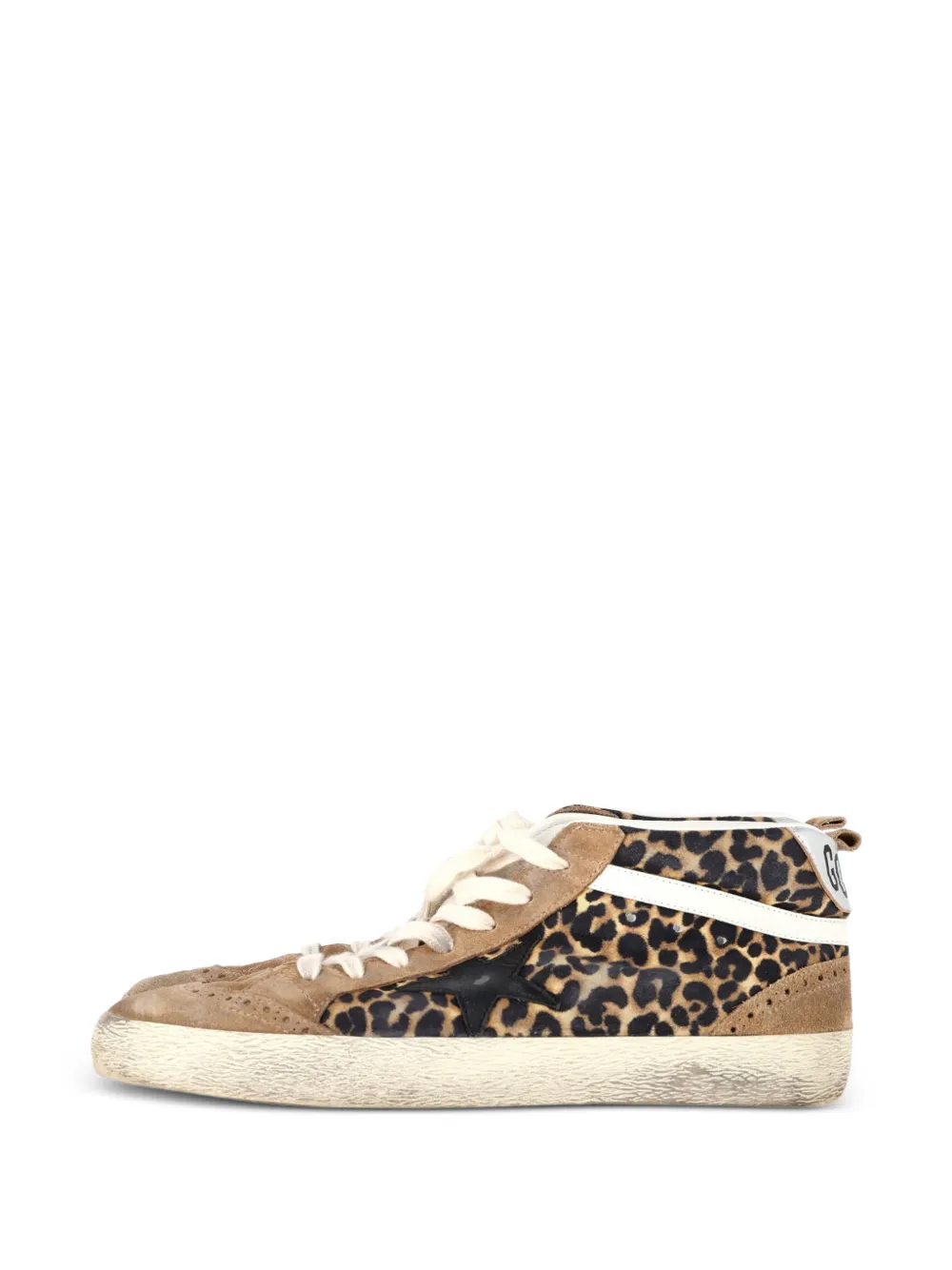 Golden Goose leopard-print Suede Sneakers | Brown | FARFETCH AU