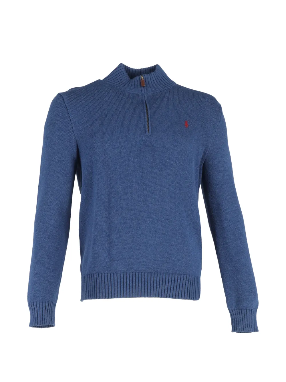 Polo Ralph Lauren Vintage mock-neck long-sleeve Sweater | Blue | FARFETCH