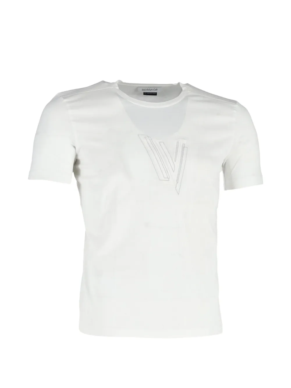 Versace Pre-Owned Logo Cotton t-shirt | ホワイト | FARFETCH JP