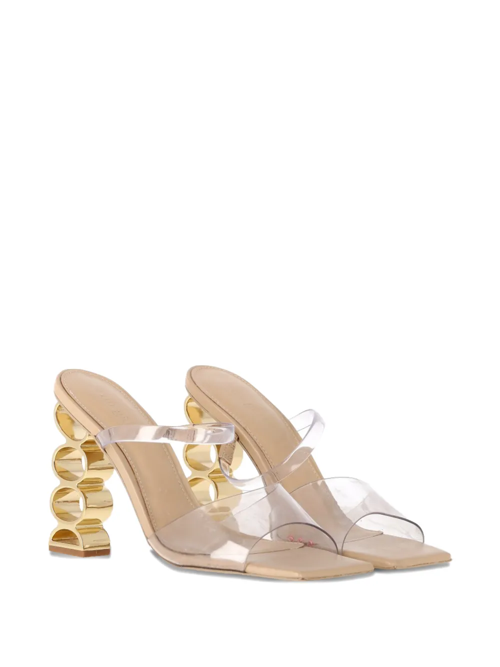 Cult Gaia Bahar sculpted-heel Sandals | White | FARFETCH