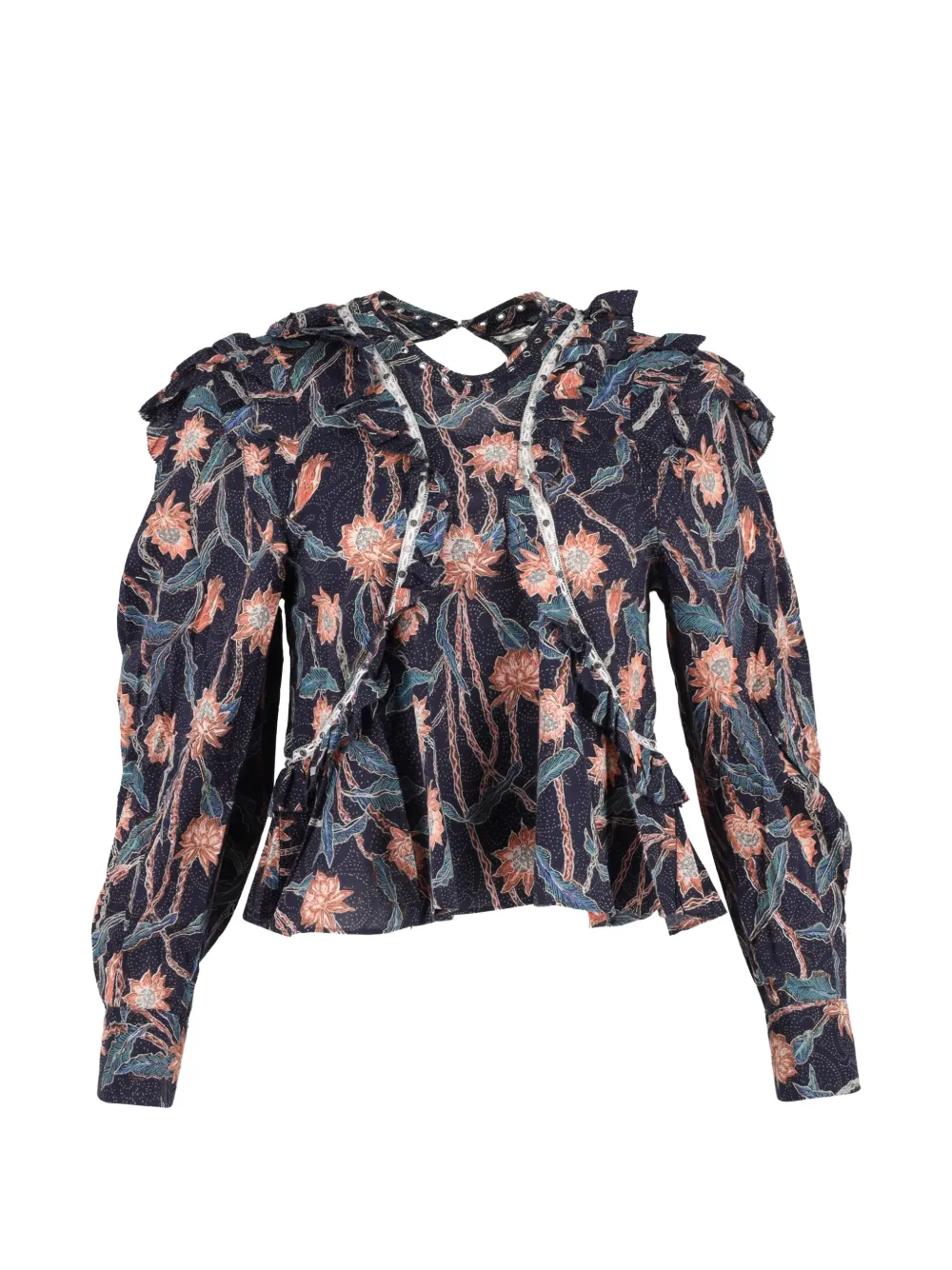 Isabel Marant Vintage floral-print Blouse | Blue | FARFETCH