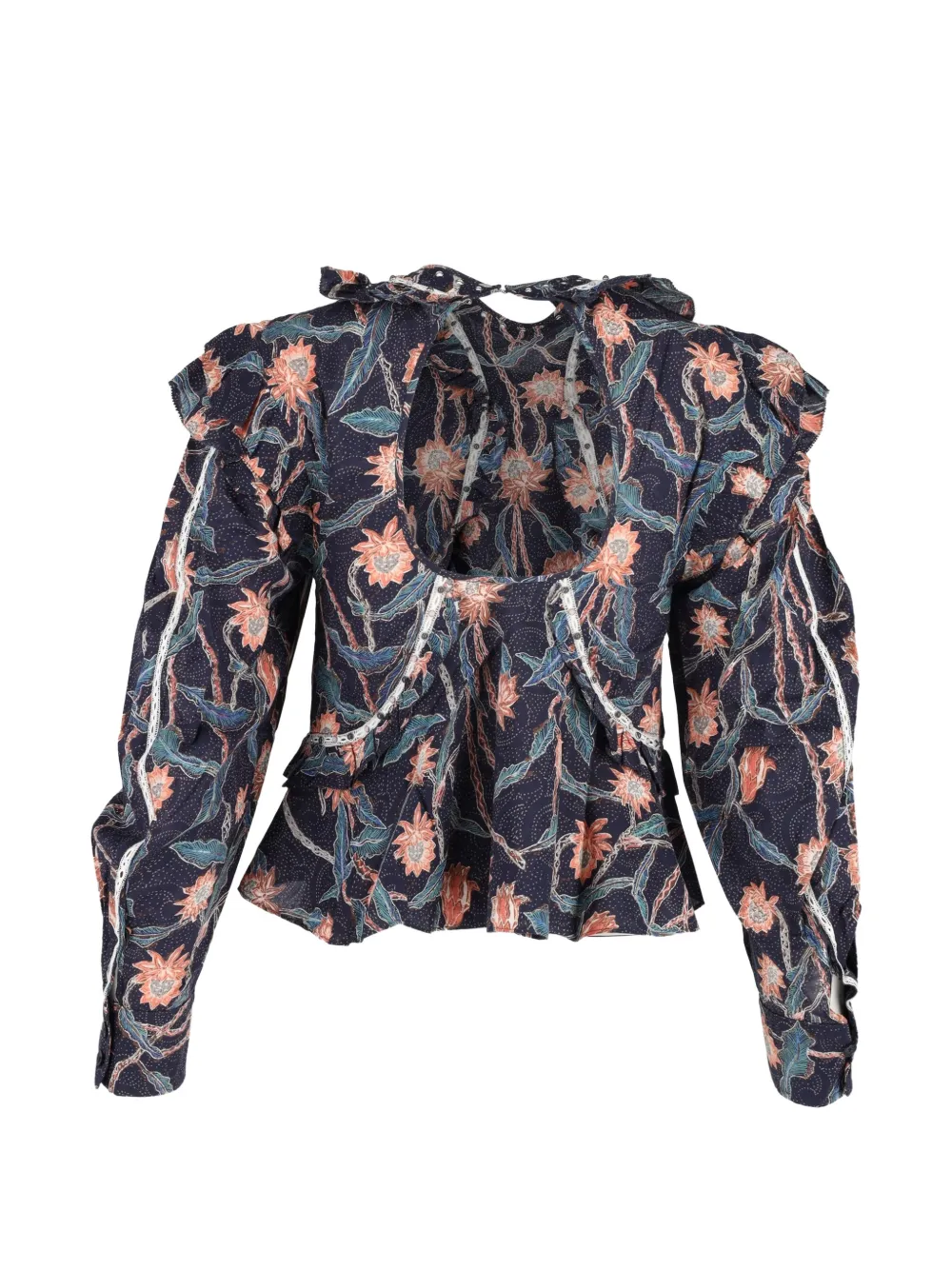 Isabel Marant Vintage floral-print Blouse | Blue | FARFETCH