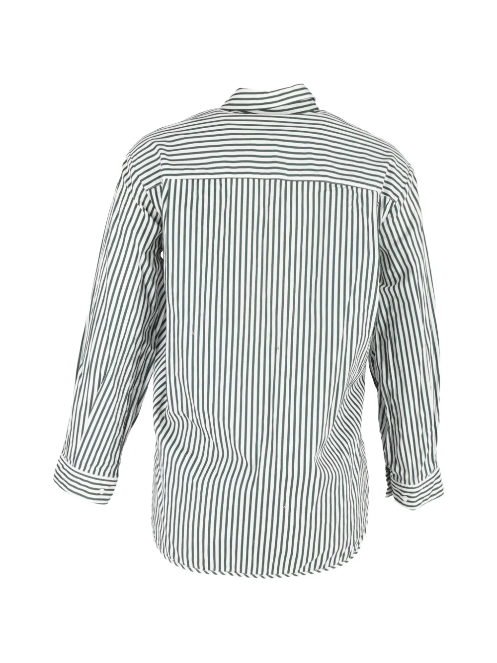Maje striped-pattern Shirt | White | FARFETCH