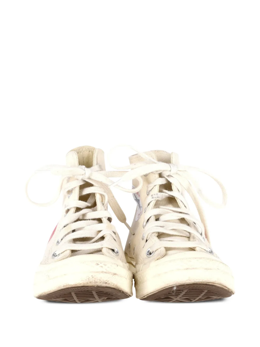 Comme Des Garçons Pre-Owned x Converse Chuck 70 heart-logo high-top ...
