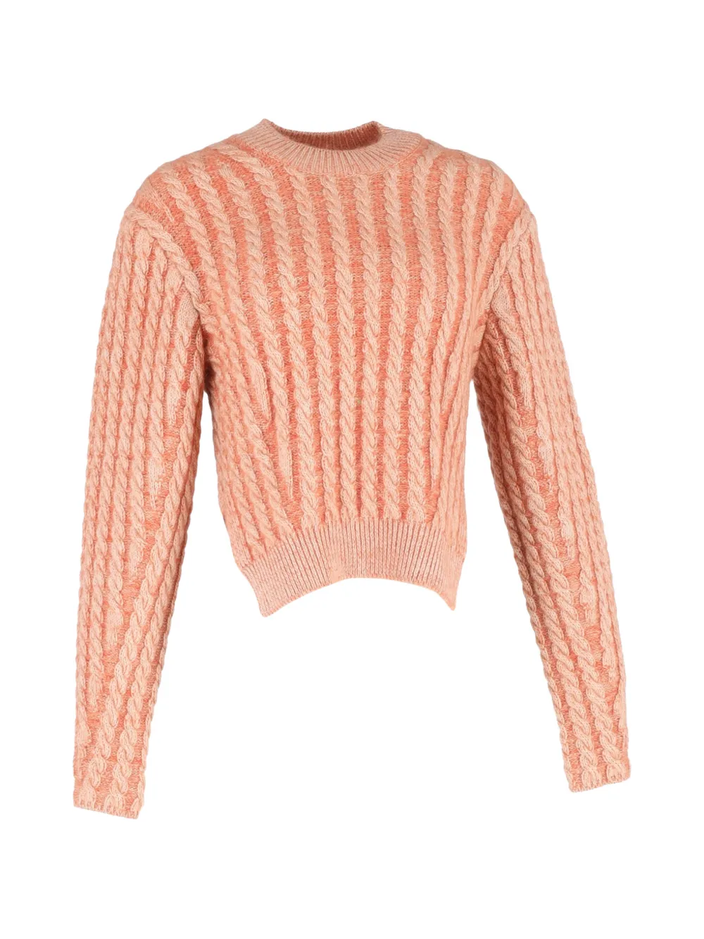 Chloé Vintage cable-knit Sweater | Orange | FARFETCH
