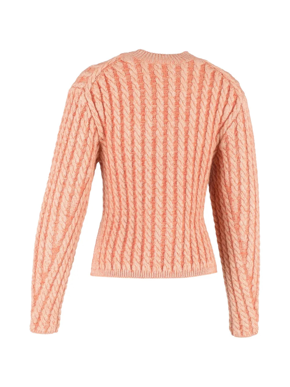 Chloé Vintage cable-knit Sweater | Orange | FARFETCH